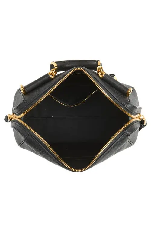 Dolce & Gabbana Vittoria Leather Top Handle Bag