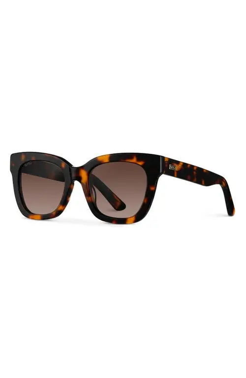 WMP EYEWEAR Stormi 50mm Cat-eye Polarized Sunglasses - Tortoise