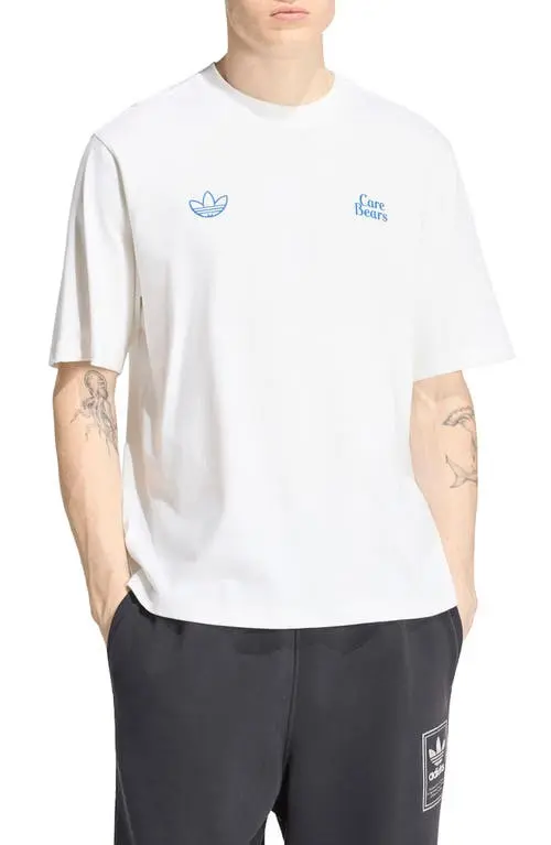 Adidas Big Cb Oversized Graphic T-shirt - White