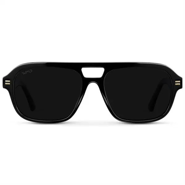 WMP EYEWEAR Ember54mm Classic Aviator Polarized Sunglasses - Black