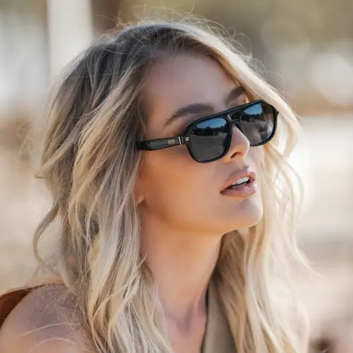 WMP EYEWEAR Ember54mm Classic Aviator Polarized Sunglasses - Black