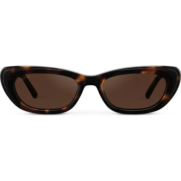WMP EYEWEAR Quinn 52mm Cat Eye Sunglasses - Brown Tortoise
