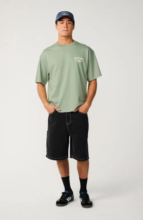 Rip Curl Heritage Icon Oversize Cotton Graphic T-shirt