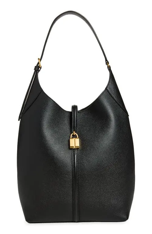 DEMELLIER The Large Siena Leather Bucket Bag - Black