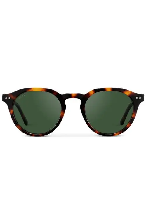 WMP EYEWEAR Ralph48mm Geometric Round Polarized Sunglasses - Brown Tortoise
