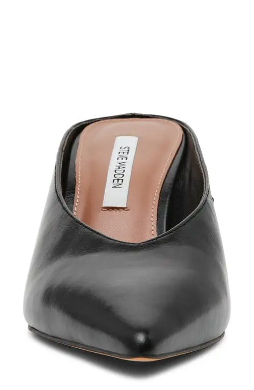 Steve Madden Fonza Mule - Black Leather