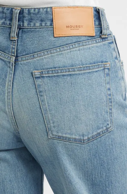 Moussy Vintage Idabel High Waist Straight Leg Jeans