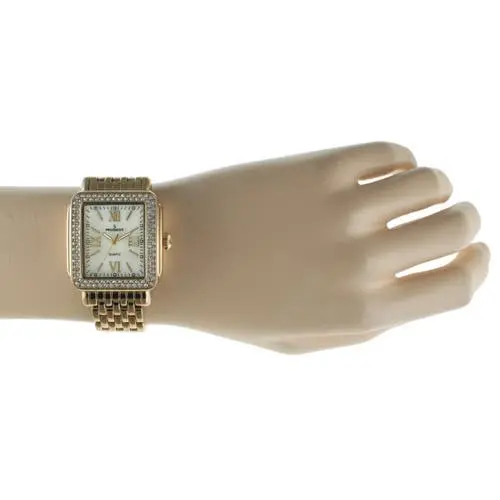 PEUGEOT Panther Square Tank Bracelet Watch- 36x30mm - Gold