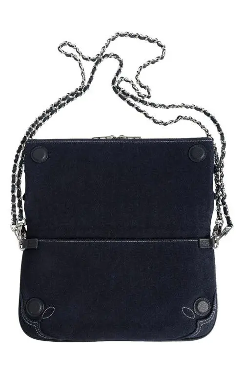 Zadig&Voltaire Rock Denim Clutch