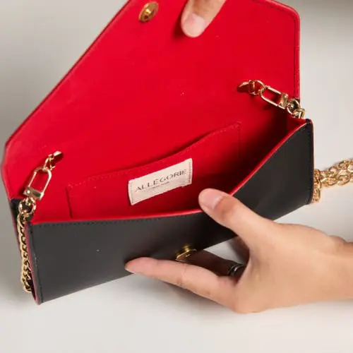 ALLEGORIE Gala Clutch / Wallet-on-chain - Turquoise