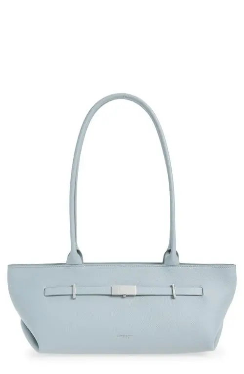 DEMELLIER The New York Leather Shoulder Bag - Pacific