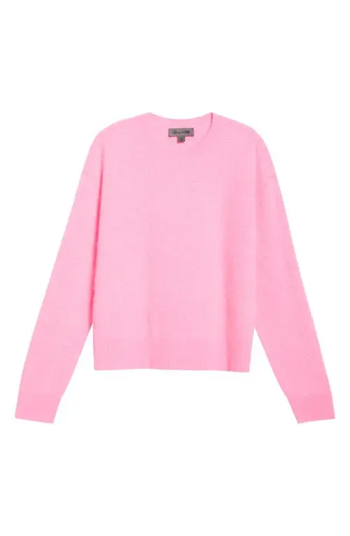 G/fore Pointelle Brushed Cashmere Crewneck Sweater