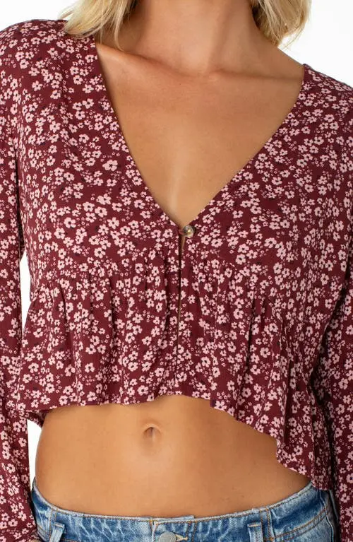 Roxy Night Sky Floral Crop Top