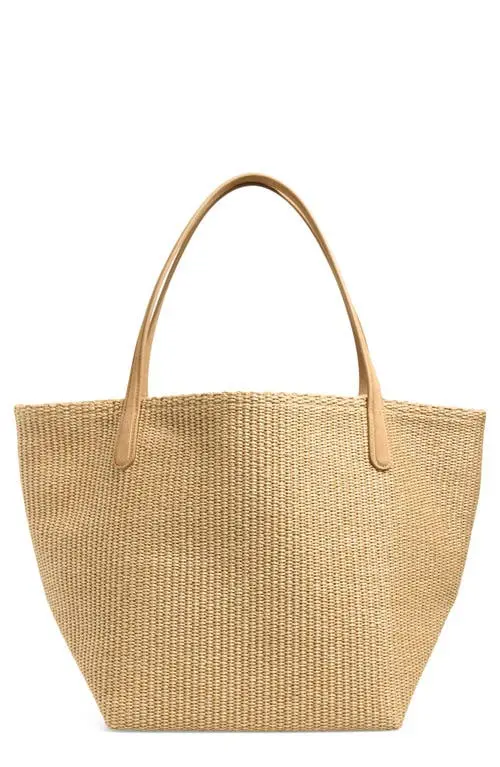 MANSUR GAVRIEL Soft Raffia Tote - Natural