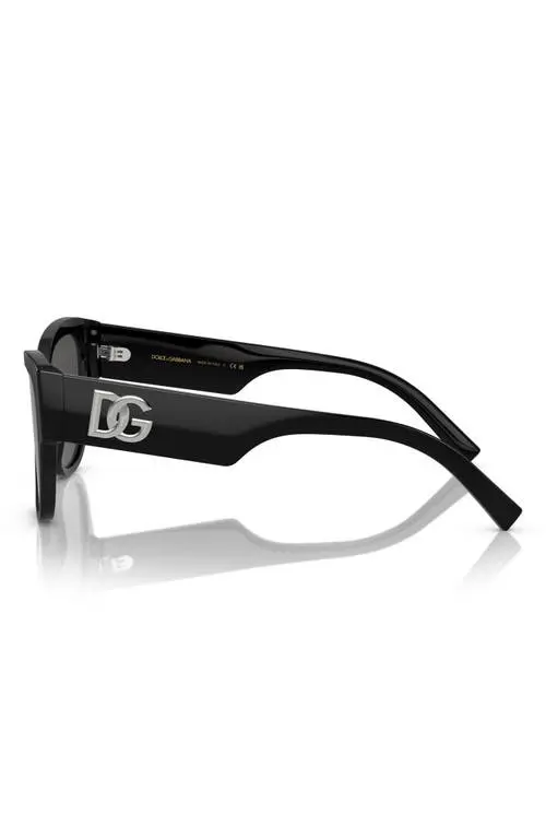Dolce & Gabbana 54mm Butterfly Sunglasses