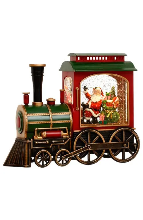 MARK ROBERTS Santa Train Scene With Led