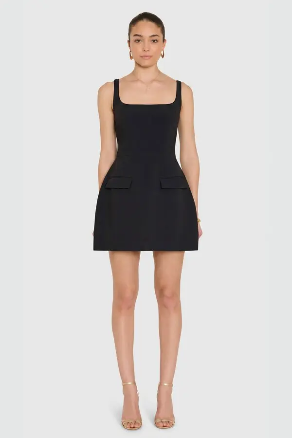 Amanda Uprichard Lily Dress - Black
