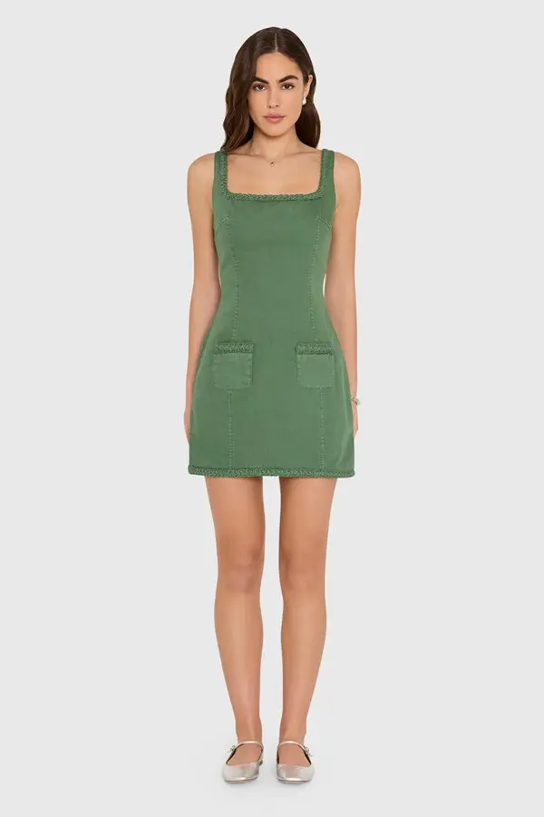 Amanda Uprichard Aiden Dress - Olive