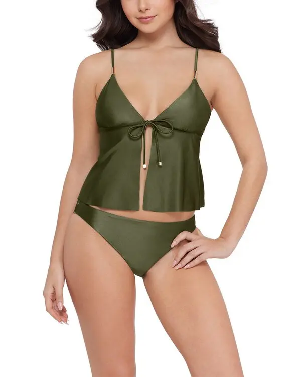 Steve Madden Basic Hipster Bikini Bottom - Olive