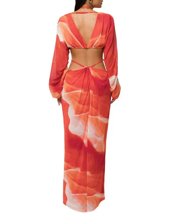 JLUXLABEL Hera Draped Maxi Skirt