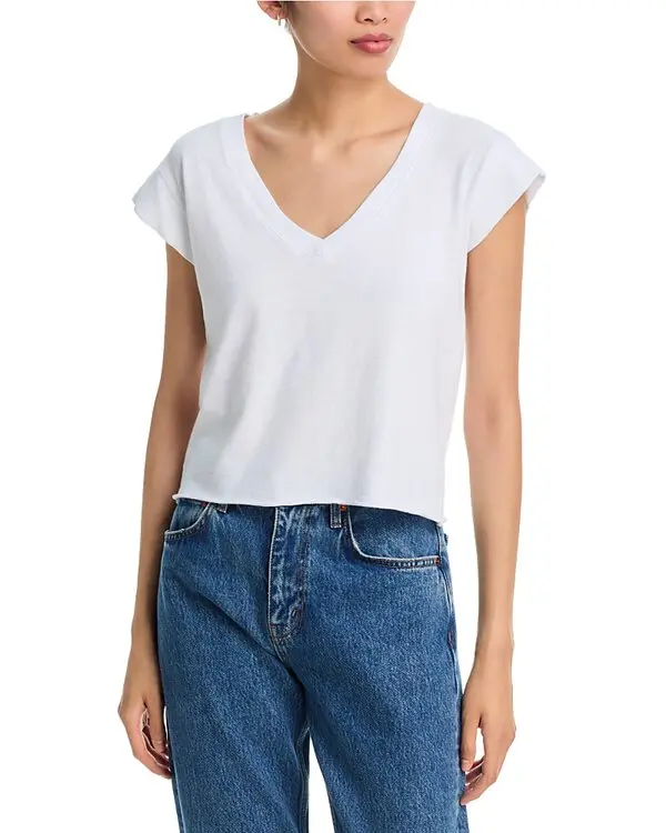 PERFECTWHITETEE Japane Jersey V Neck Tee