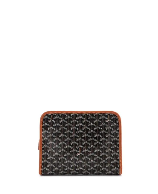 Hermès Mm Jouvence Toiletry Pouch Coated Canvas