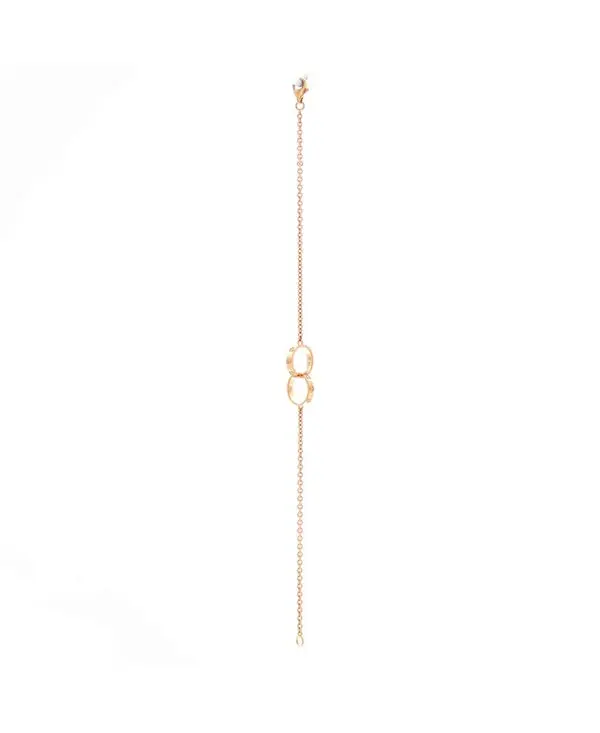 CARTIER Love Interlocking Bracelet 18k Rose Gold