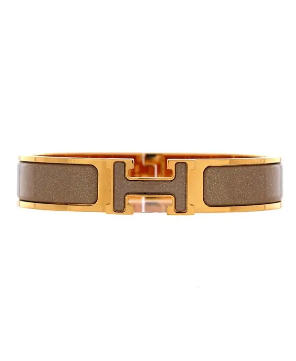 Hermès Narrow Clic Clac H Bracelet Glitter
