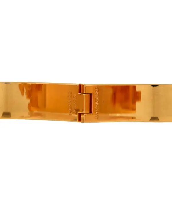 Hermès Narrow Clic Clac H Bracelet Glitter