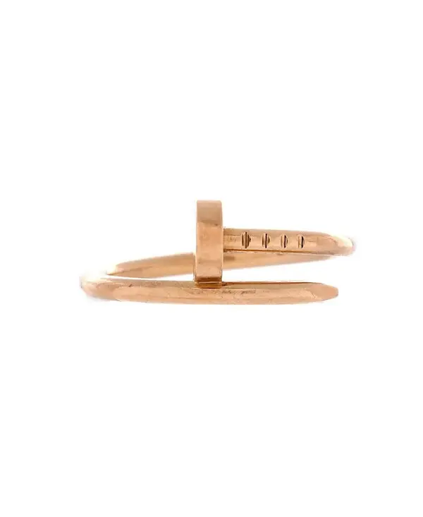 CARTIER Small Juste Un Clou Ring 18k Rose Gold