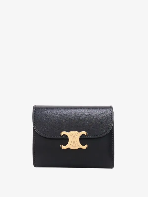 Celine Small Flap Leather Wallet