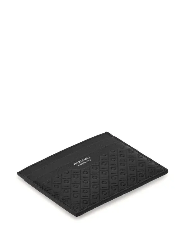 FERRAGAMO Leather Credit Card Case