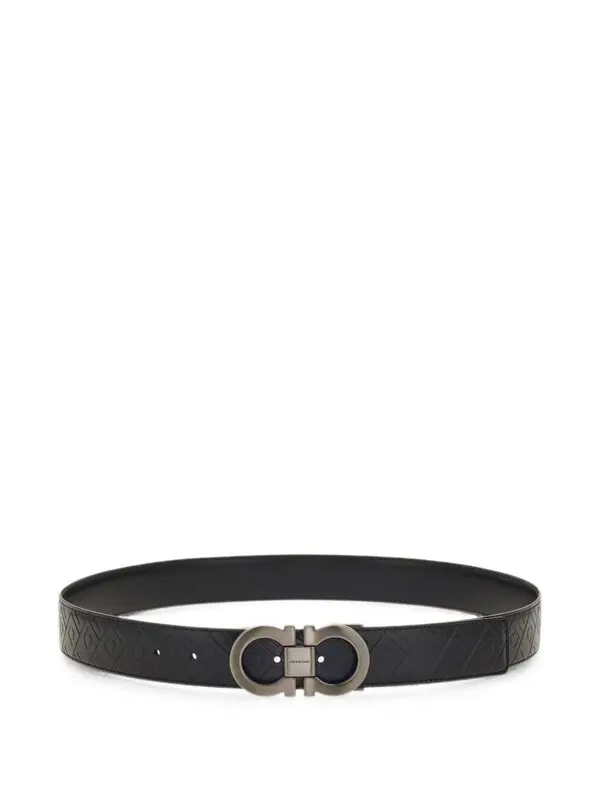 FERRAGAMO Gancini Leather Belt