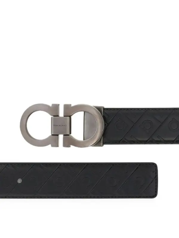 FERRAGAMO Gancini Leather Belt