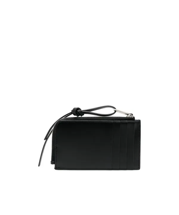JIL SANDER Logo Embossed Zipped Cardholder