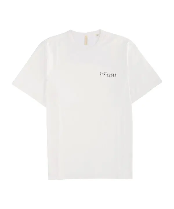 SUNFLOWER Logo Printed Crewneck T-shirt