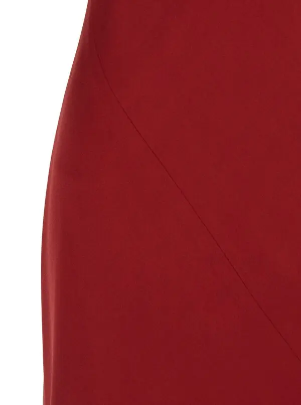 Antonelli Firenze Pleated Hem Maxi Dress