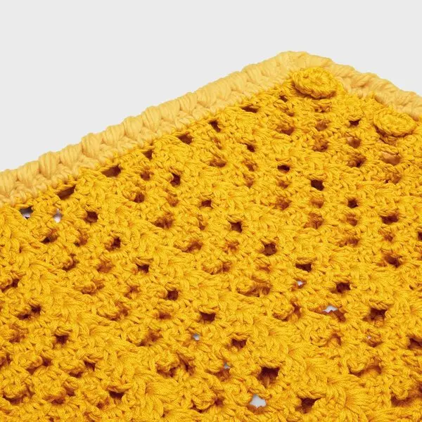 Celine Mini Skirt In Cotton Crochet