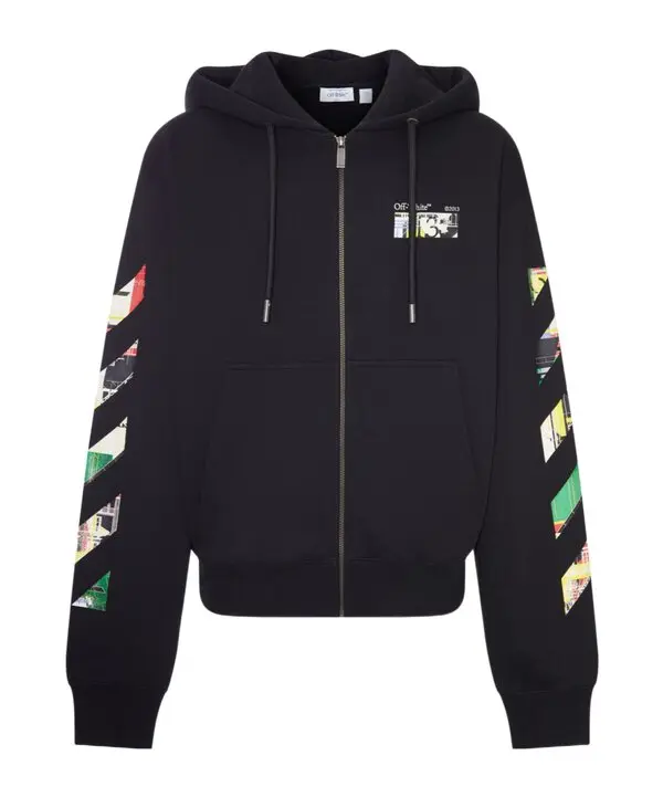 Off-White Industrial Arrow Zip-up Hoodie