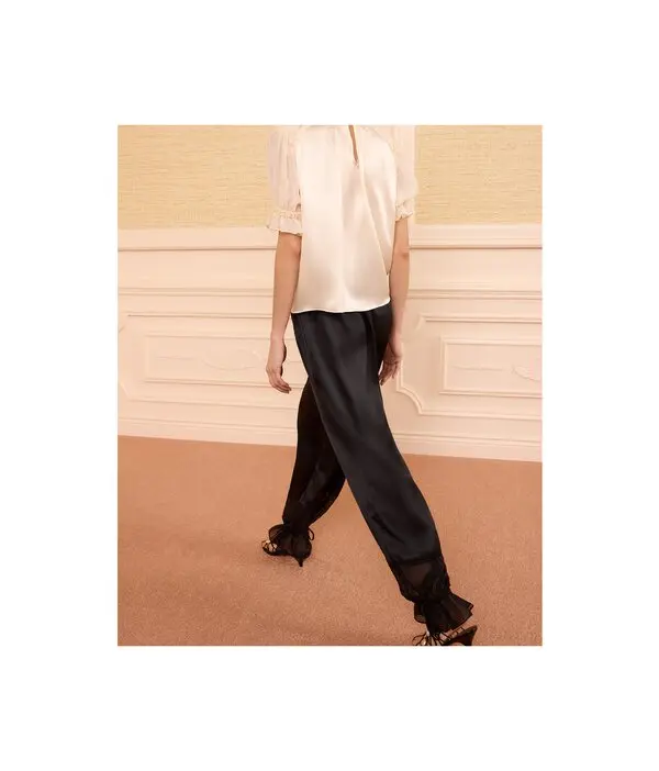 Ulla Johnson Camile Silk Cinched Pant