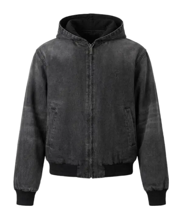 Gucci Reversible Cotton Denim Zip Jacket