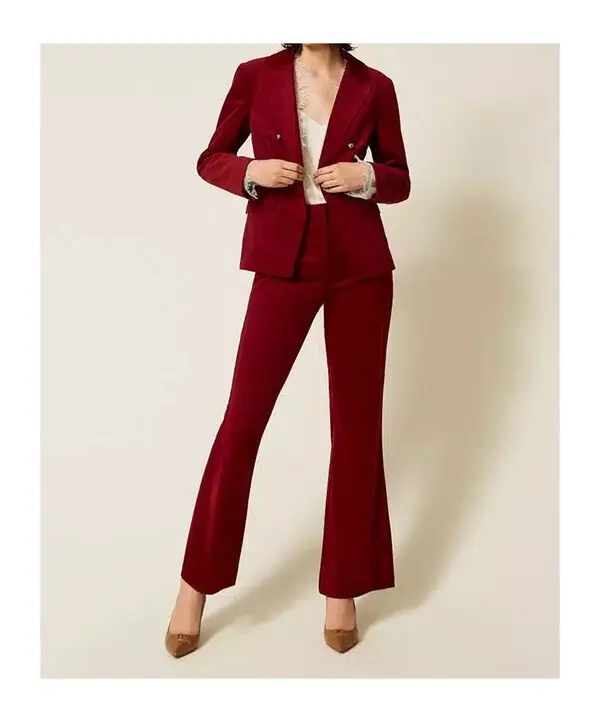 TWINSET Flared Casual Trousers