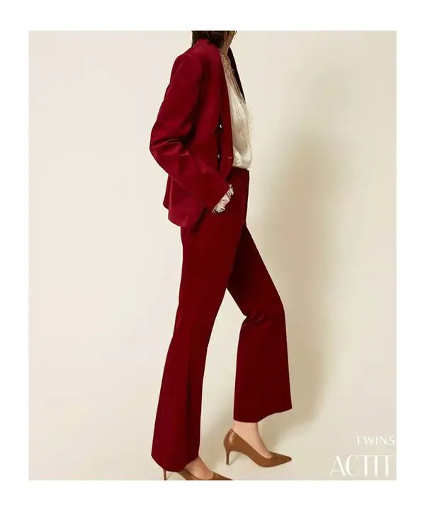 TWINSET Flared Casual Trousers
