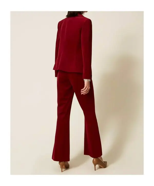 TWINSET Flared Casual Trousers