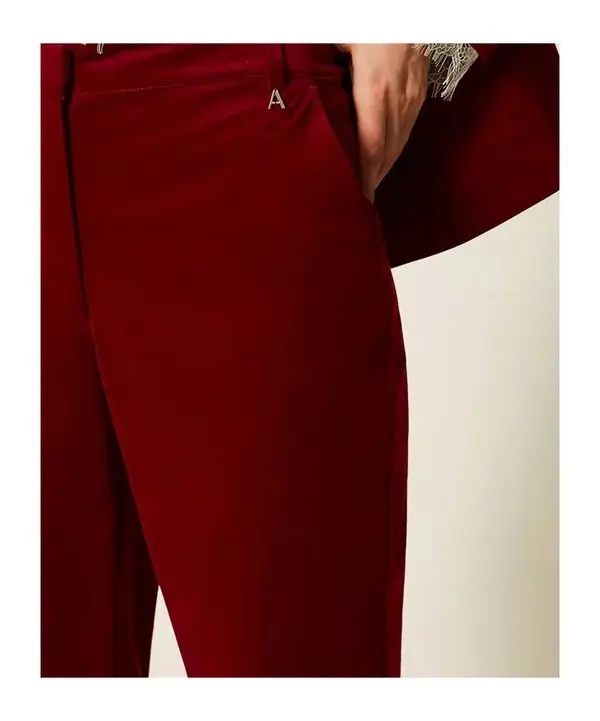 TWINSET Flared Casual Trousers