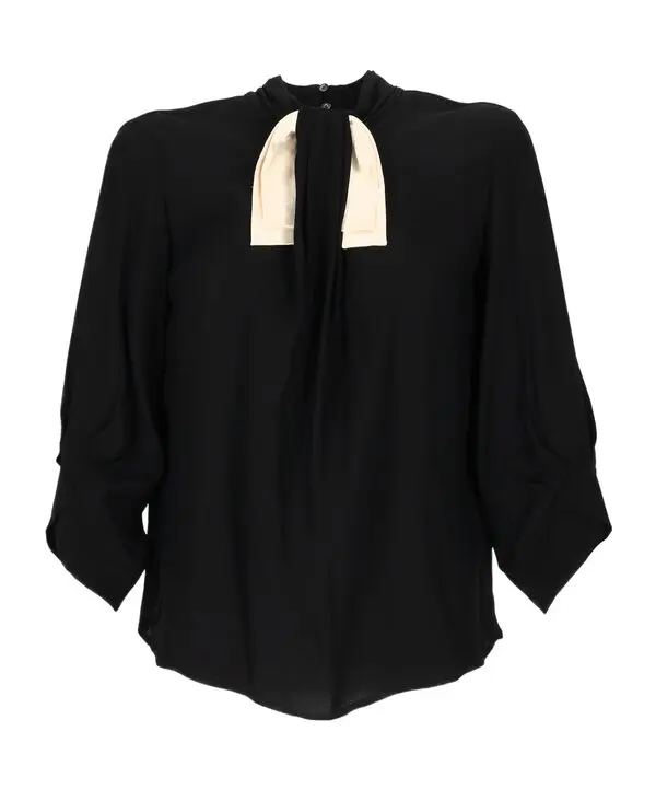 Elisabetta Franchi Tie-neck Top