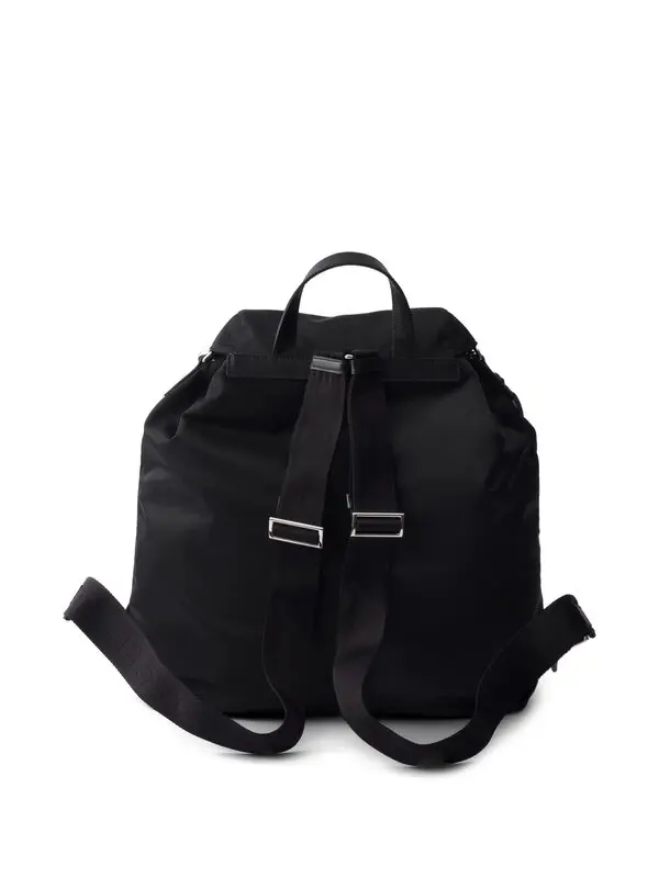 Prada Logo Detail Backpack