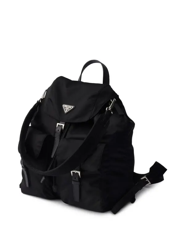 Prada Logo Detail Backpack