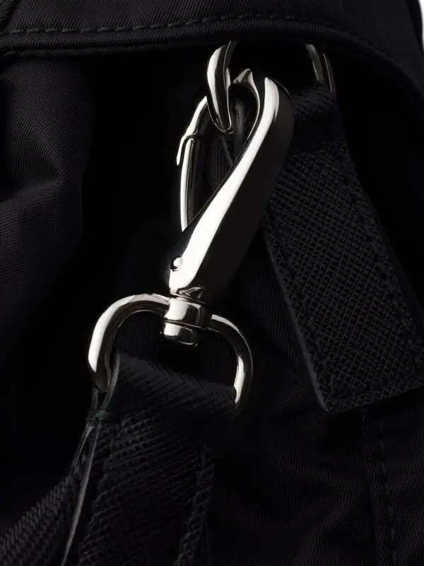 Prada Logo Detail Backpack