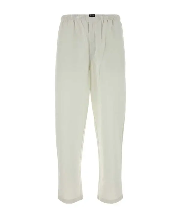 Prada White Cotton Blend Pant